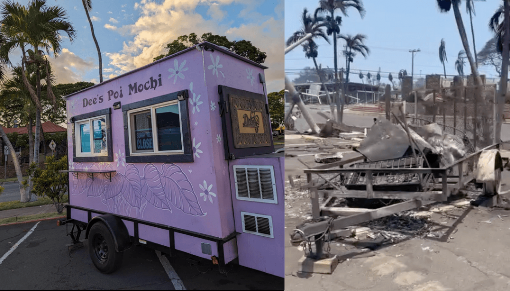 Helping Deeʻs Poi Mochi rebuild after the Lahaina wildfires